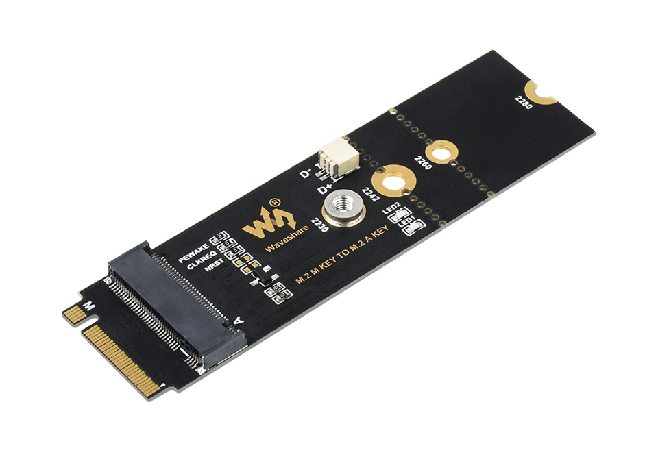 Buy Waveshare 20315 M 2 M KEY To A KEY Adapter For PCIe Devices Buy Waveshare 20315 M 2 M KEY To A KEY Adapter For PCIe Devices