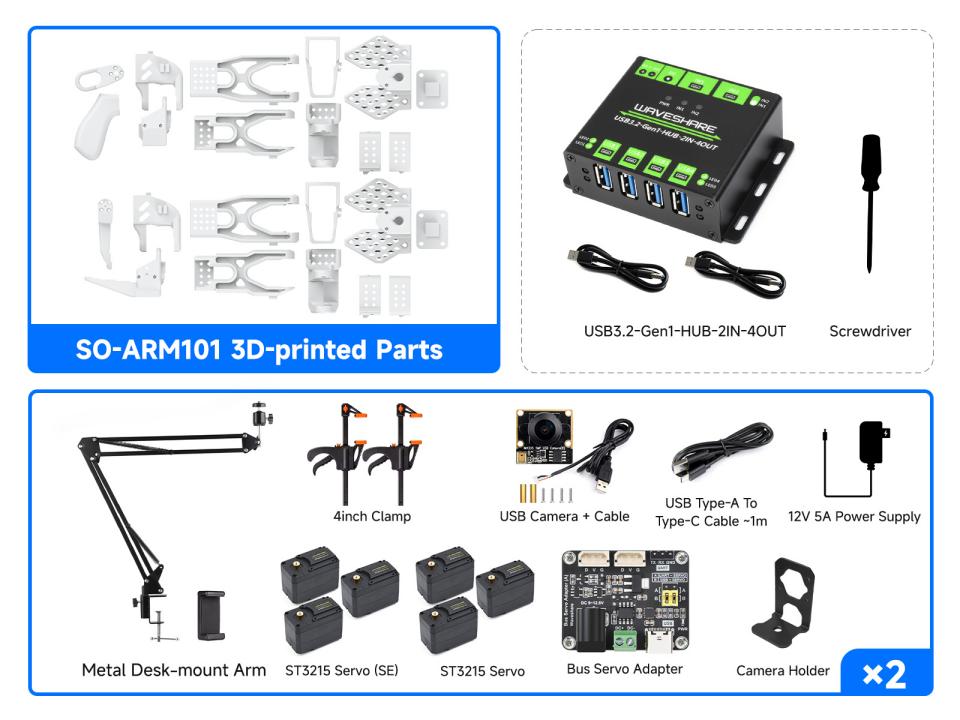SO-ARM100 / 101 Open-Source 6-Axis Robotic Arm, native support for ...