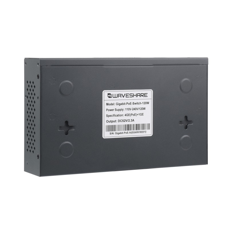 120W Gigabit Ethernet PoE Switch, 4x PoE+ Ports, up to 30W per port ...