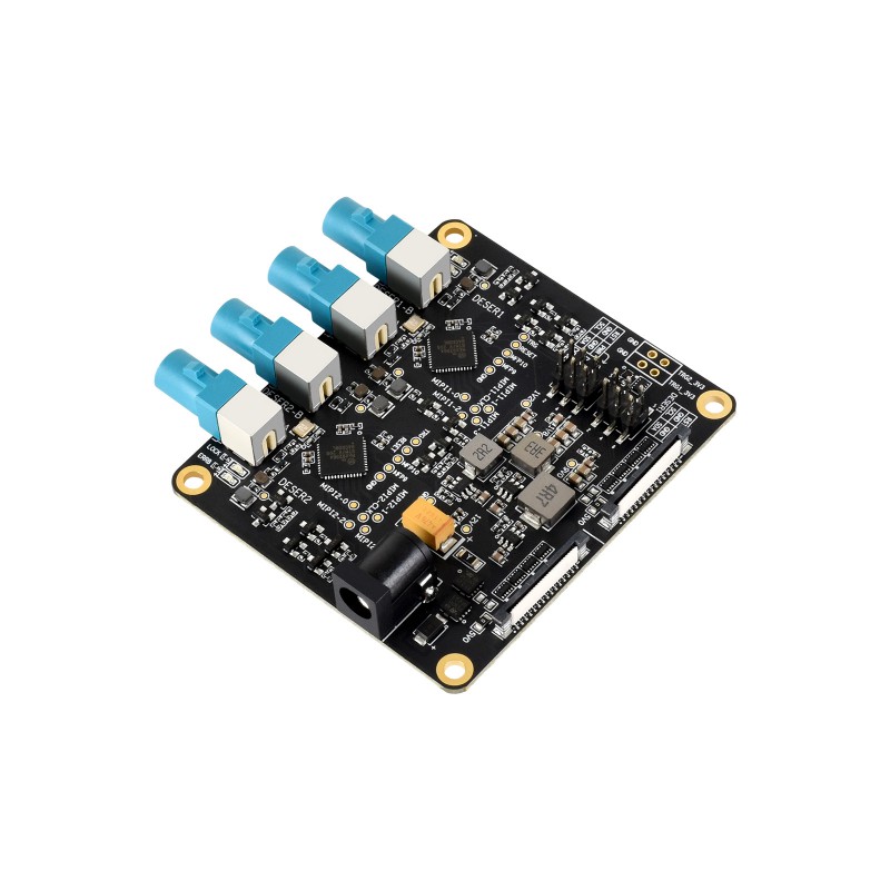 4-Ch GMSL Camera Adapter Board, Equipped With MAX9296 Deserializer ...