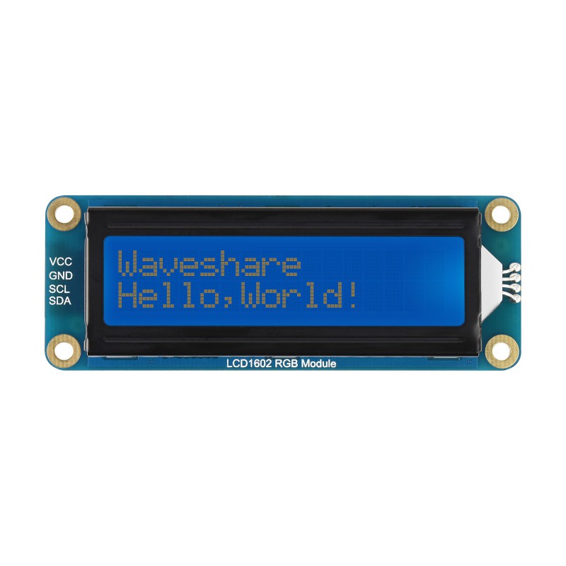 LCD1602 RGB Module, 16x2 Characters LCD, RGB Backlight, 3.3V/5V, I2C Bus LCD1602 RGB Module, 16x2 Characters LCD, RGB Backlight, 3.3V/5V, I2C Bus