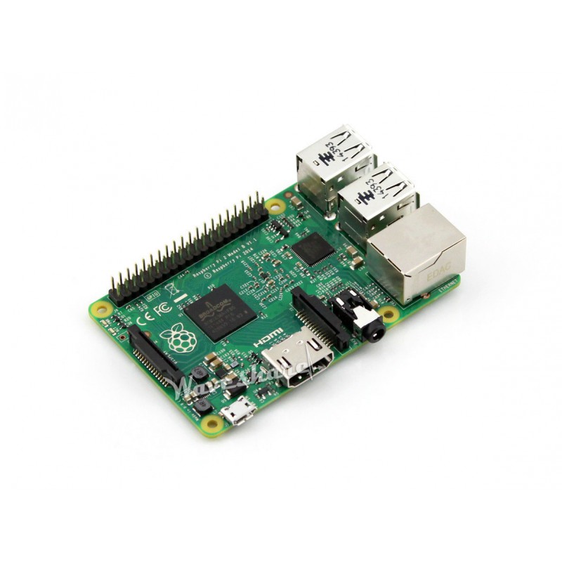 Raspberry Pi 2 Model B with Rainbow Case