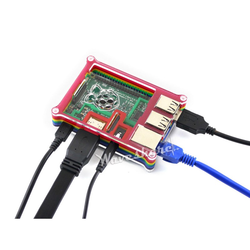 Rainbow Case (Type B) for Raspberry Pi