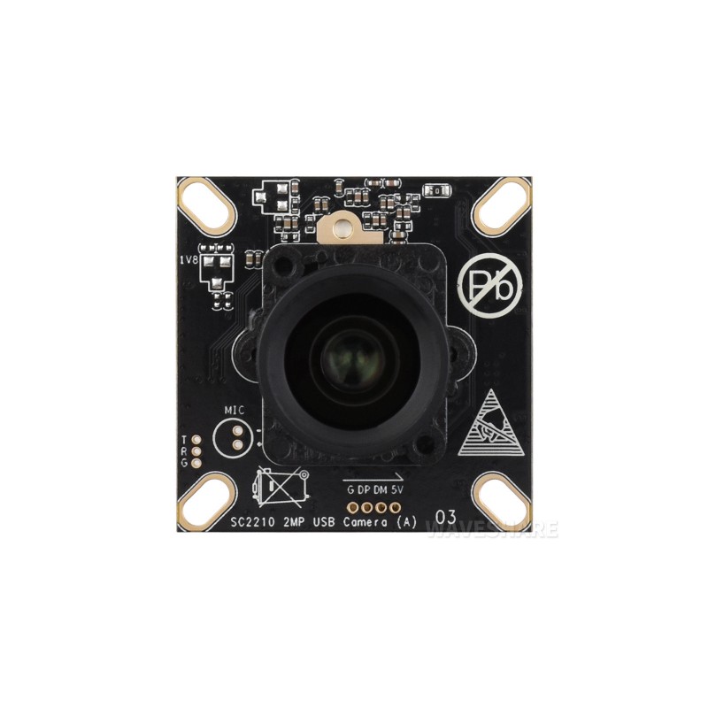 SC2210 2MP M12 USB Camera Module, SC2210 Sensor Chip, USB2.0 Port ...