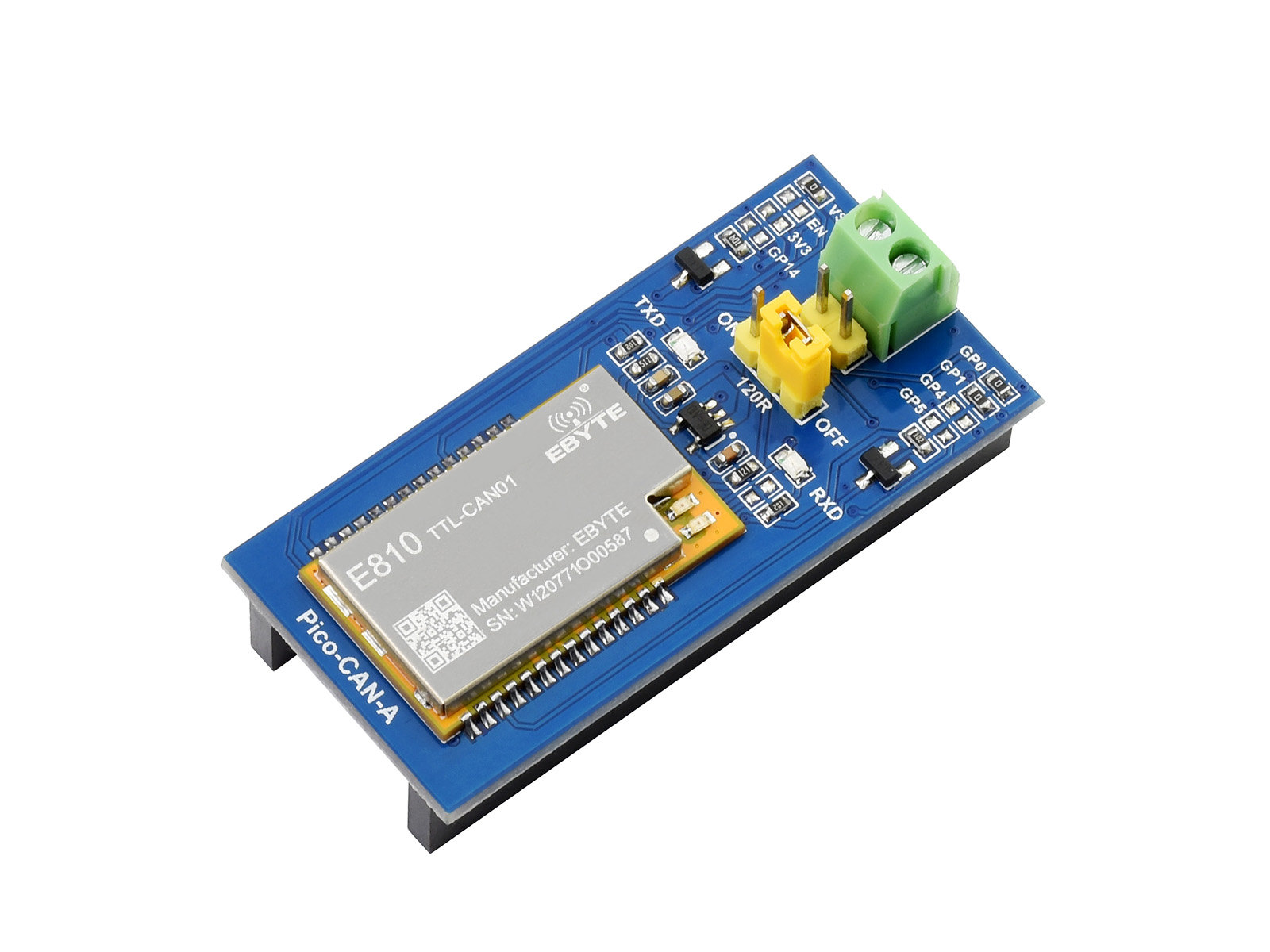 Can Bus Module For Raspberry Pi Pico Enabling Long Range Communication Through Uart Pico Can A